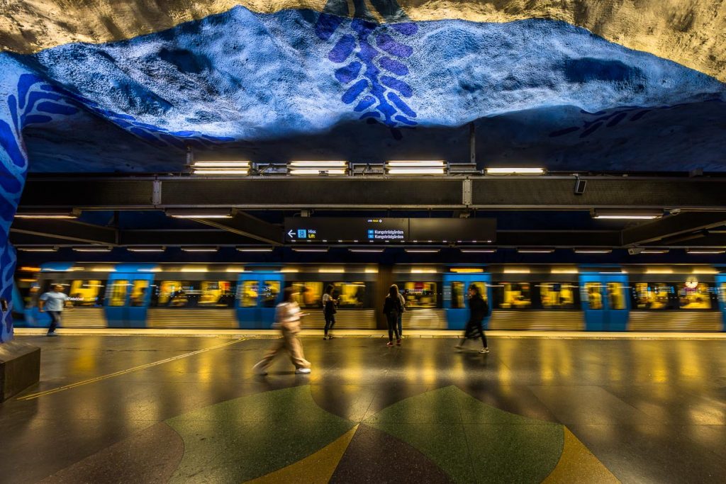 Stockholm: Kunst im Untergrund - Tellerrand-Stories